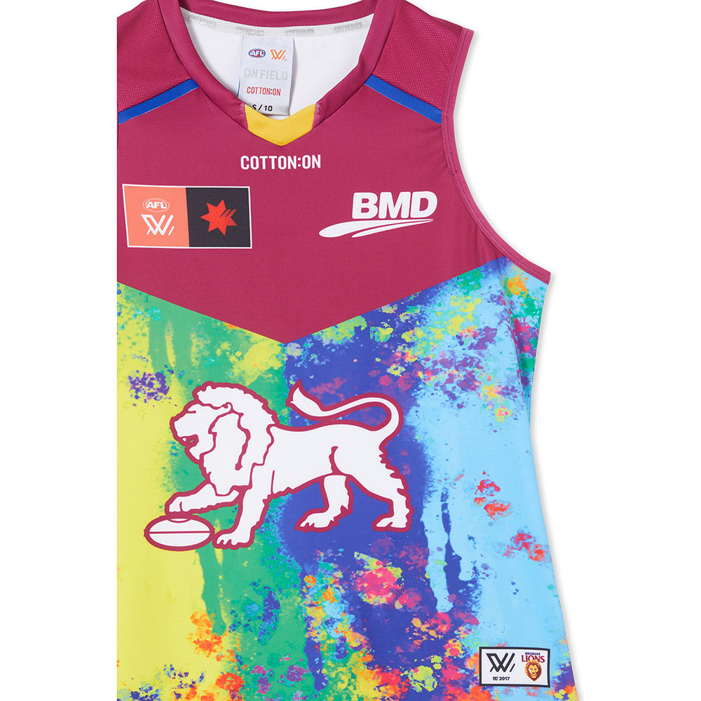 Brisbane Lions Season 8 AFLW Authentic Pride Guernsey – The AFL Store