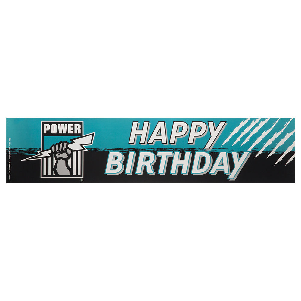 Port Adelaide Birthday Banner – The AFL Store