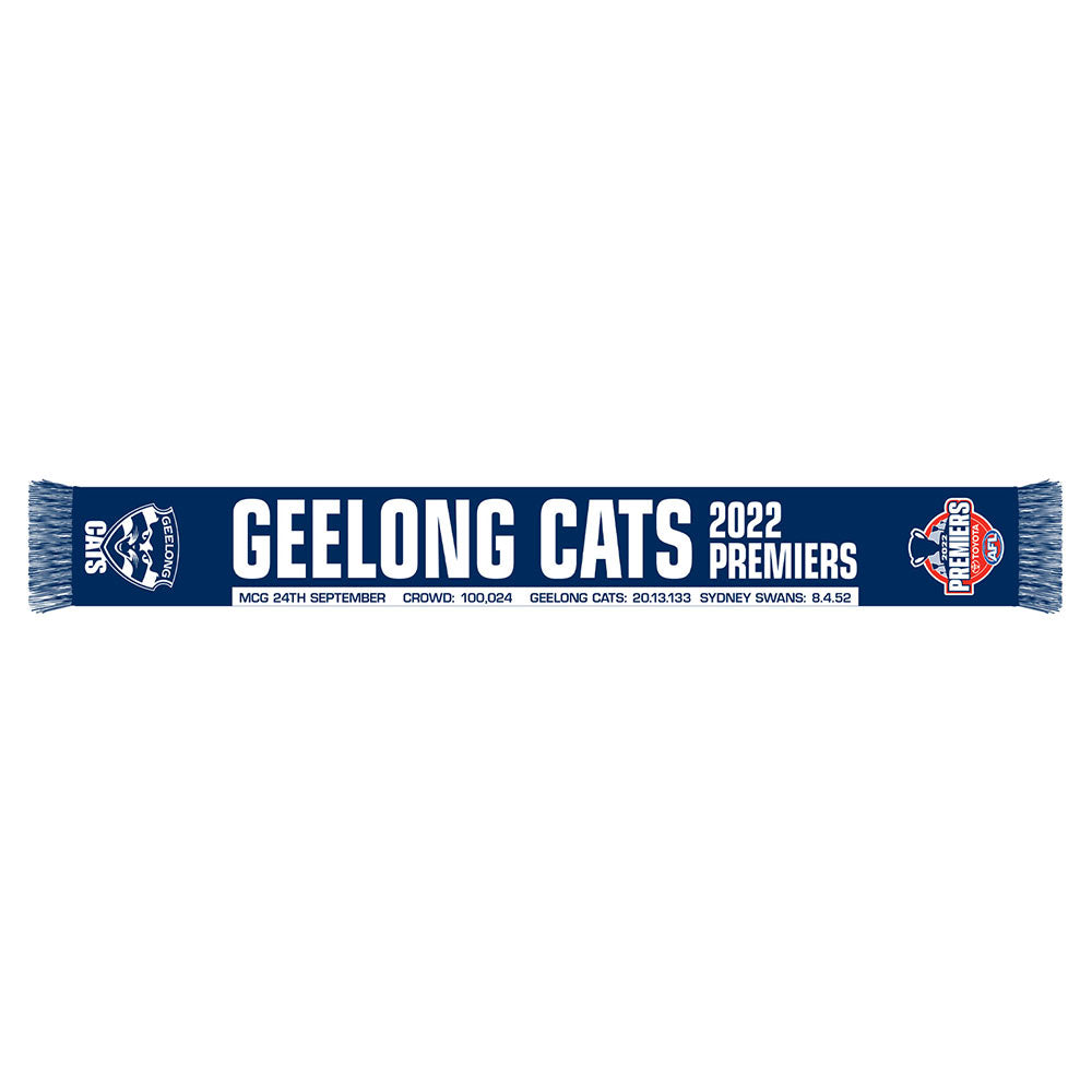 Geelong Cats 2022 Premiers Scarf – The AFL Store