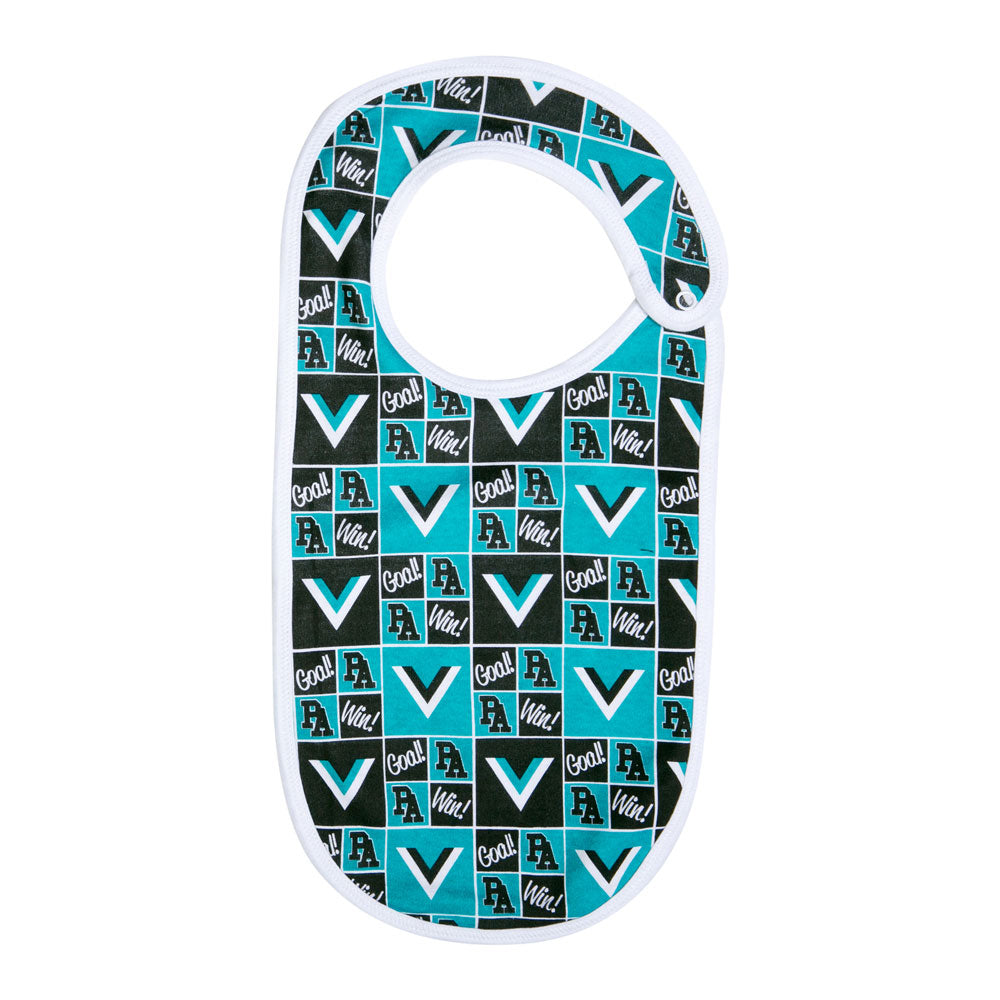 Port Adelaide Set Of 2 Baby Bibs – The AFL Store