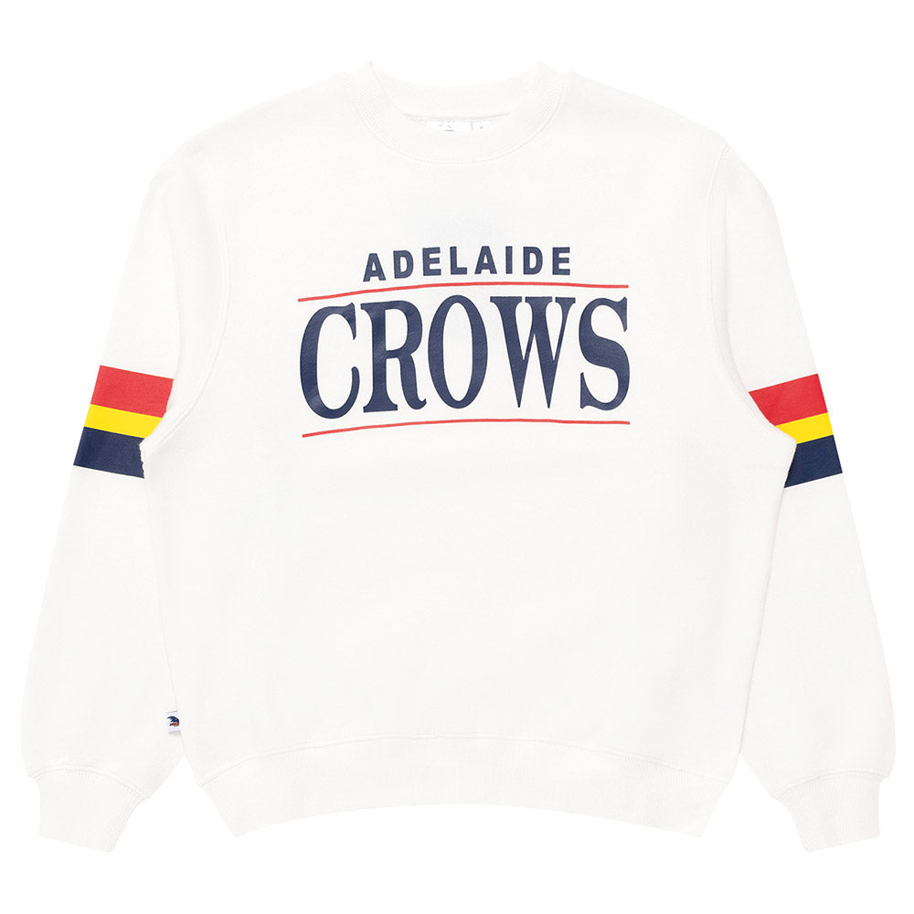 Adelaide Crows Womens Stripe Sleeve Crew – The AFL Store