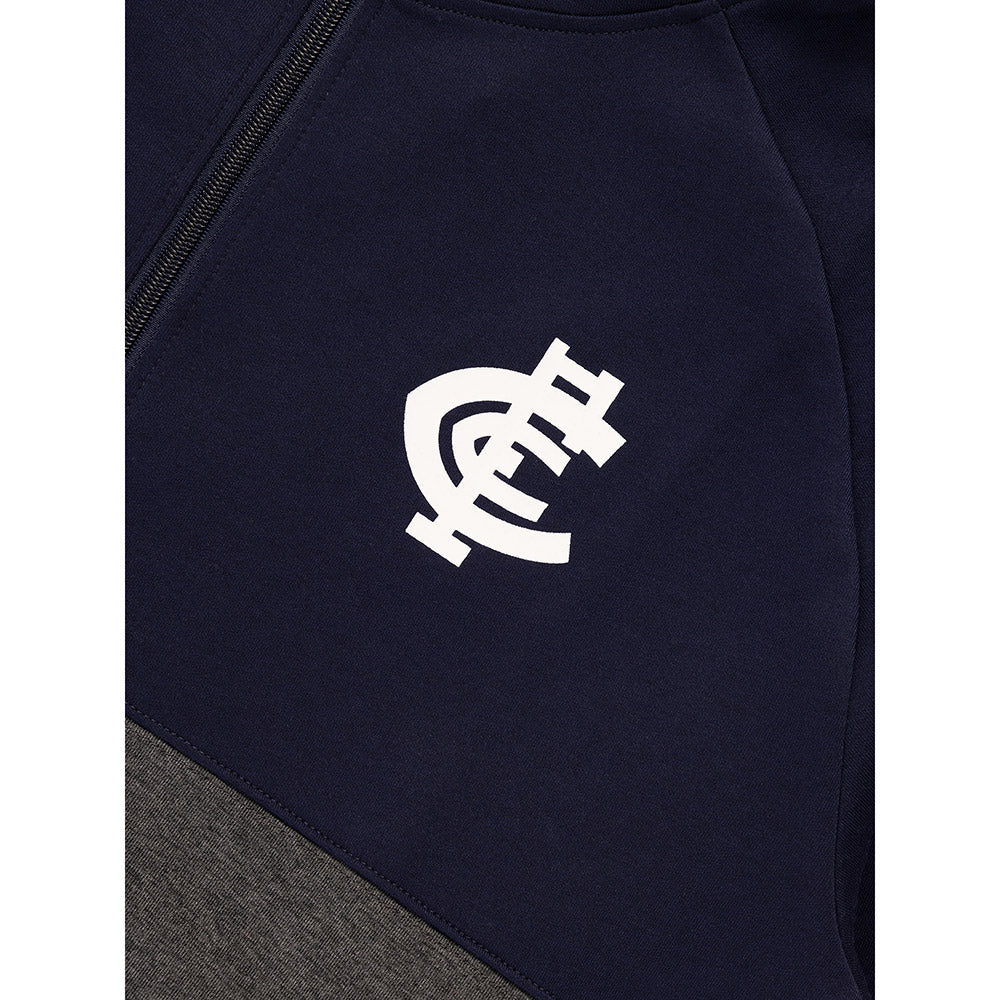 Carlton Mens Zip Tech Fleece Hoodie – The AFL Store