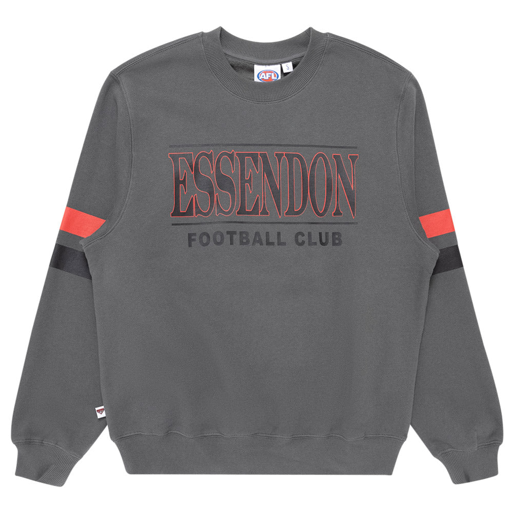 Essendon Bombers Womens Stripe Sleeve Crew – The AFL Store