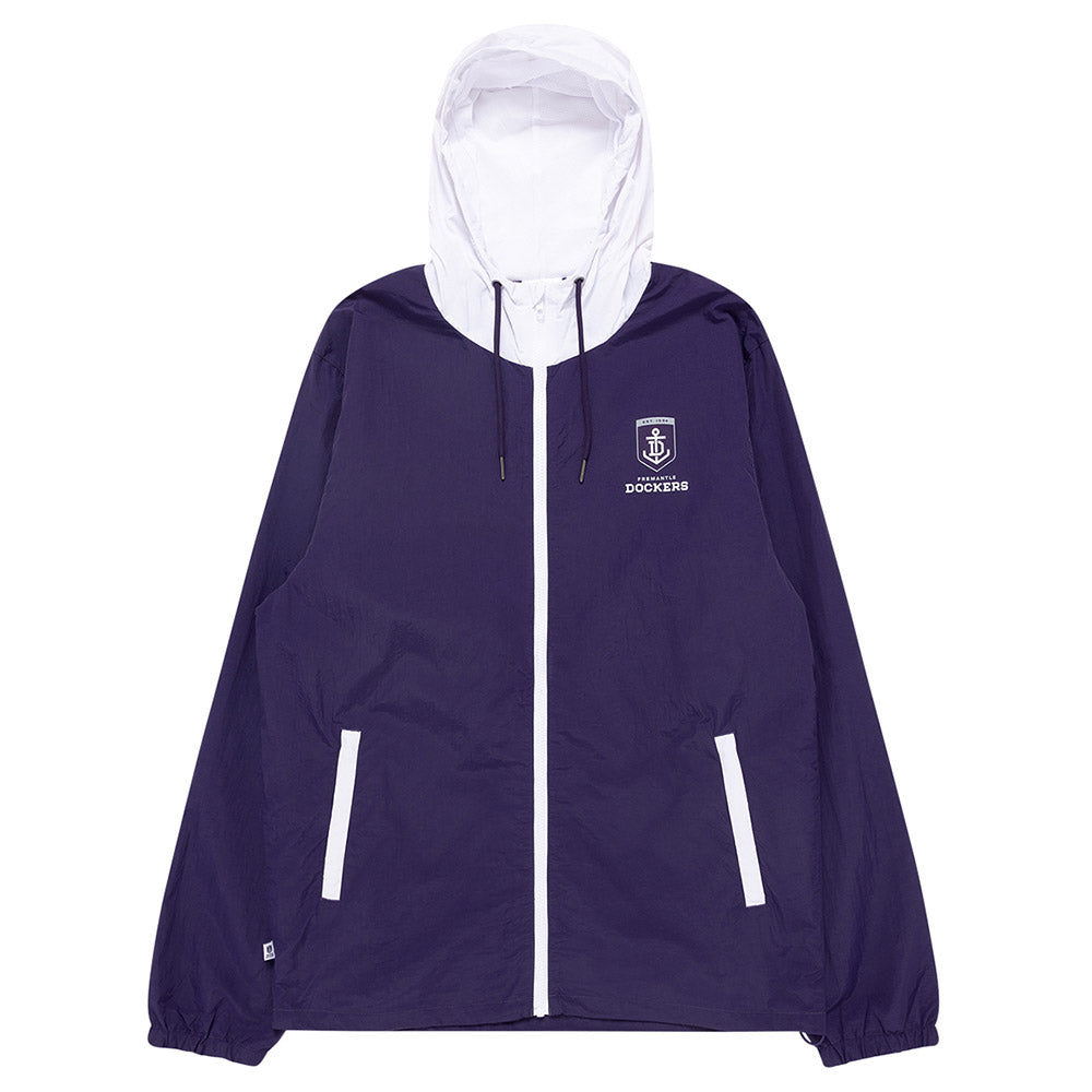 Fremantle Dockers Team Crest Full Zip Nylon Windbreaker – The AFL Store