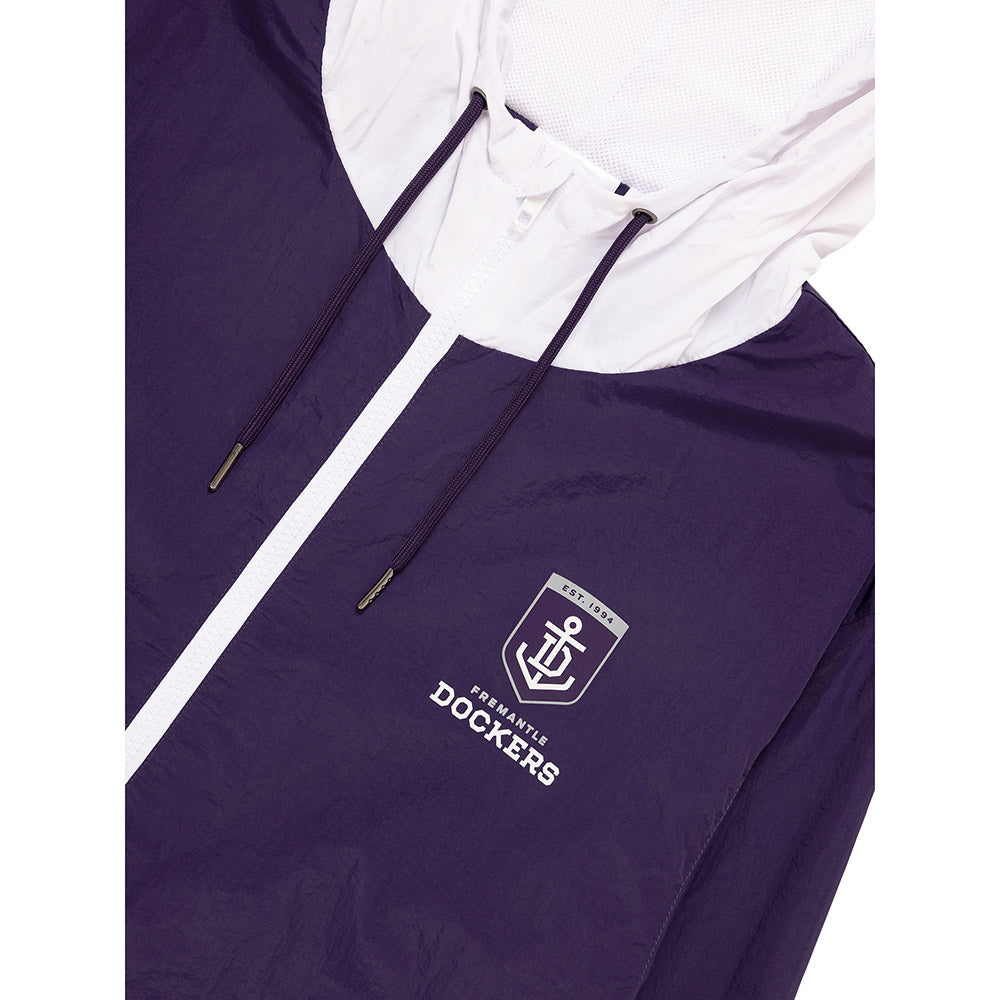 Fremantle Dockers Team Crest Full Zip Nylon Windbreaker – The AFL Store