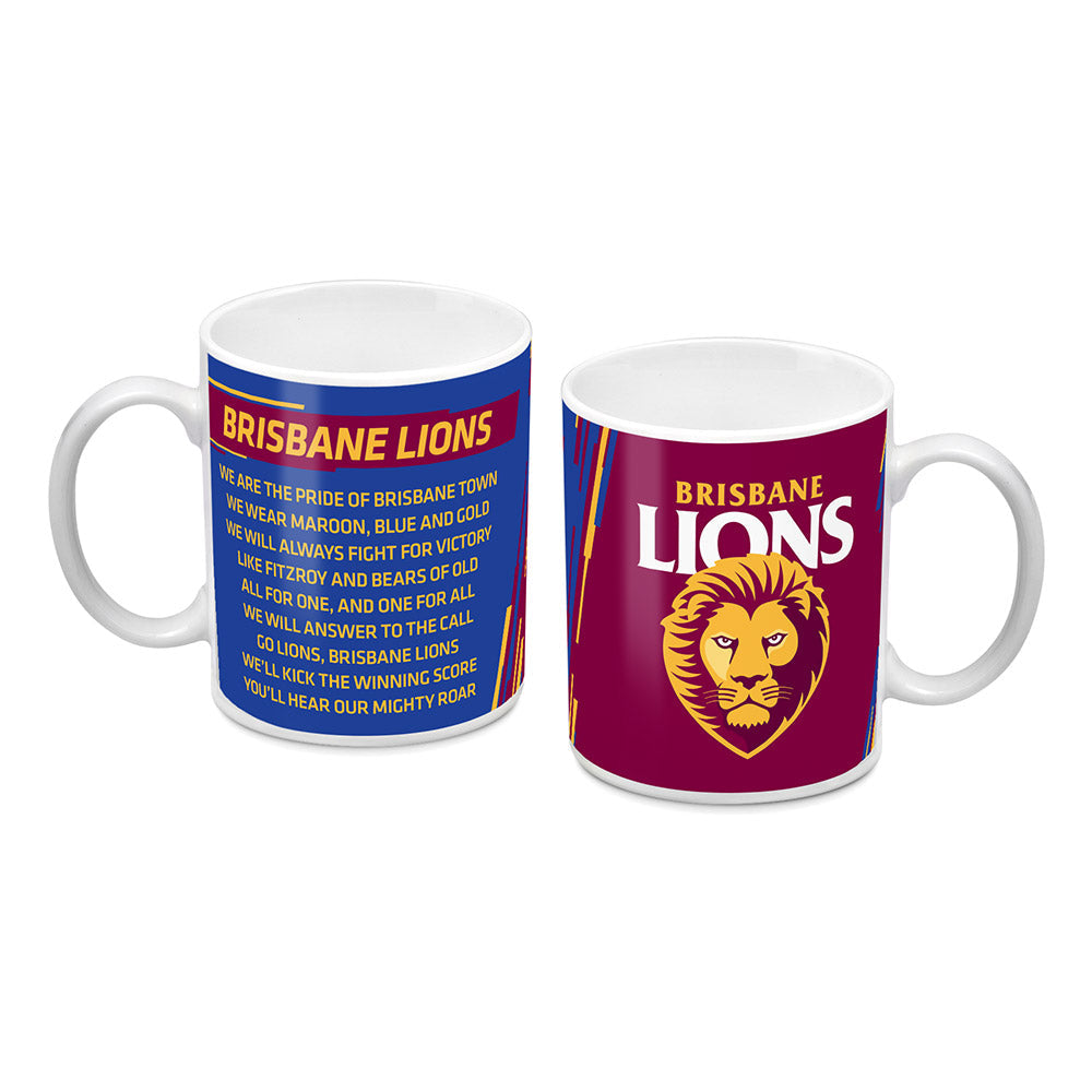 Brisbane Lions Logo And Song Mug – The AFL Store