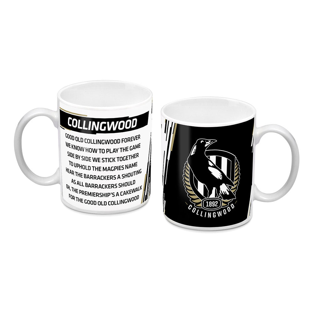 Collingwood Logo And Song Mug – The AFL Store
