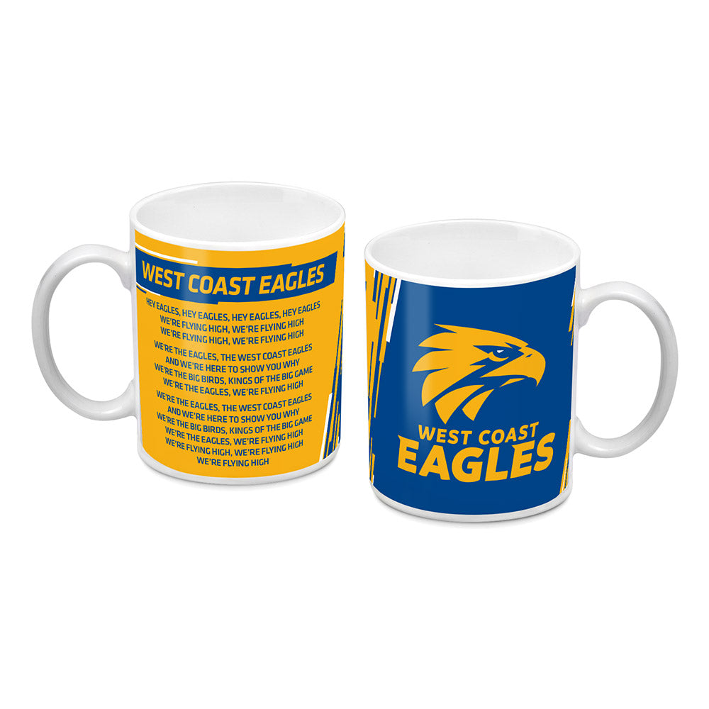 West Coast Eagles Logo And Song Mug – The AFL Store