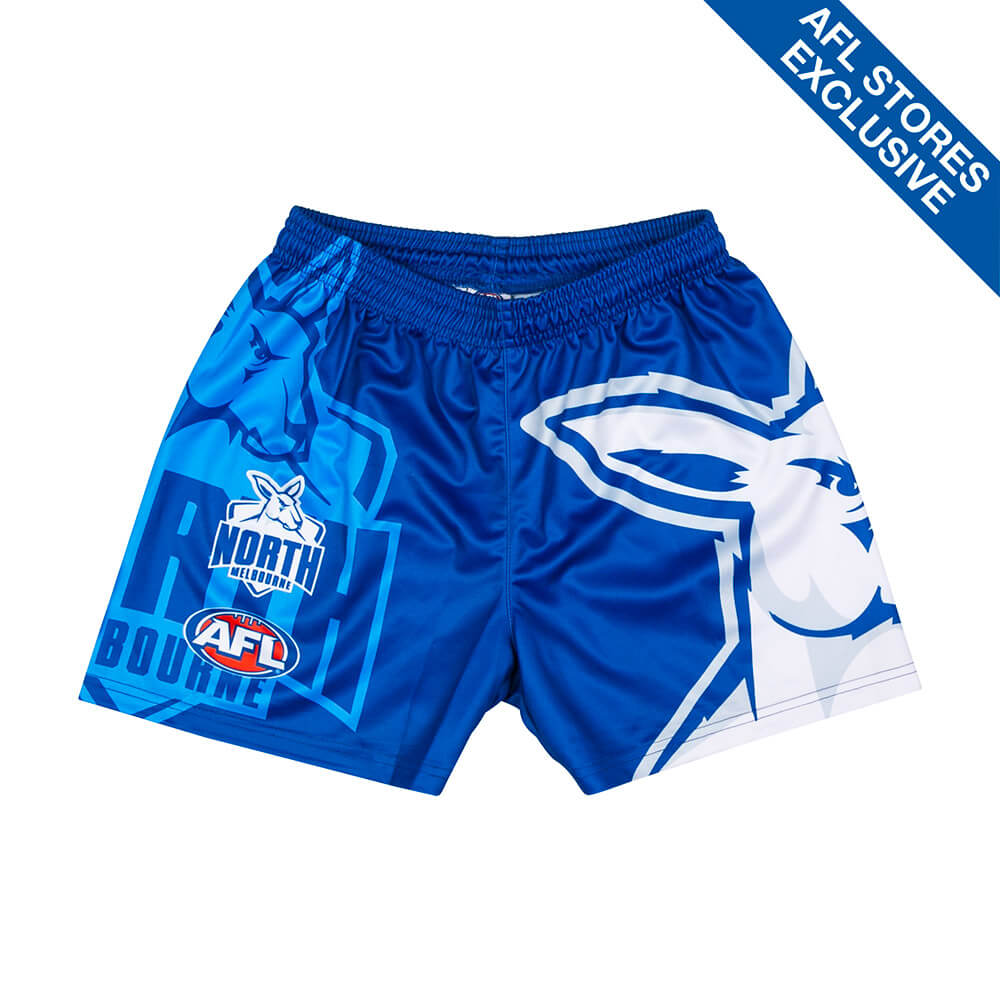 North Melbourne Youth Logo Footy Shorts – The AFL Store