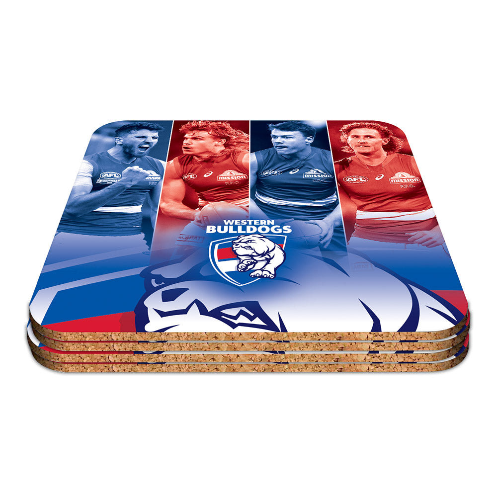 Western Bulldogs Set Of 4 Player Coaster – The AFL Store
