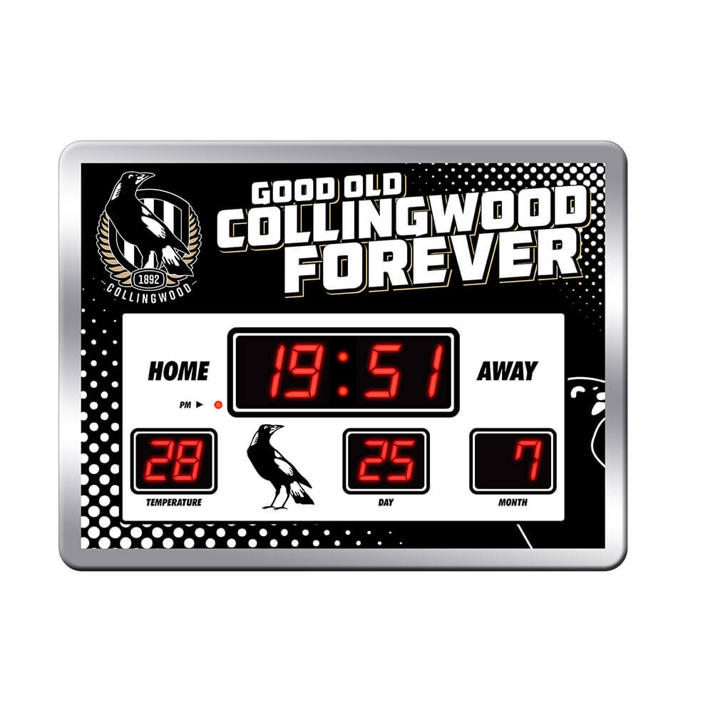 Collingwood Led Scoreboard Clock – The AFL Store