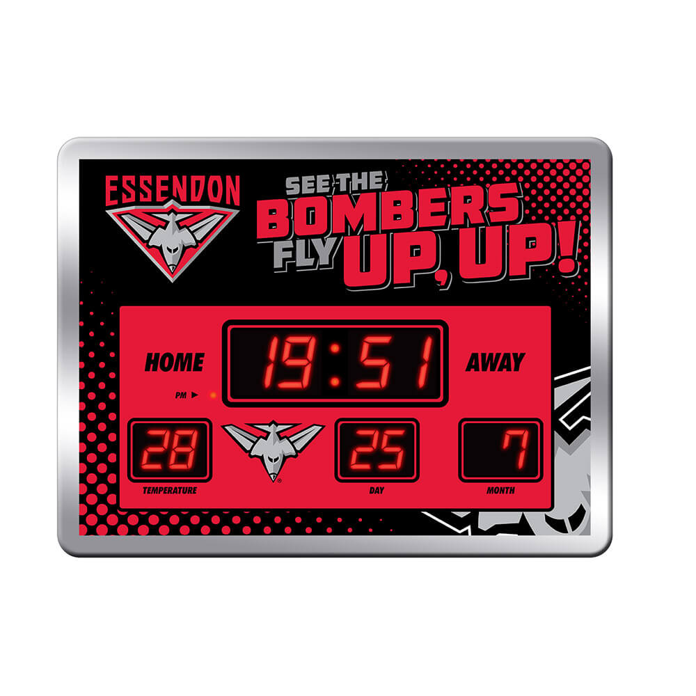 Essendon Led Scoreboard Clock – The AFL Store
