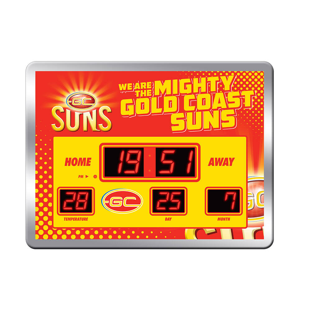 Gold Coast Suns Led Scoreboard Clock – The AFL Store