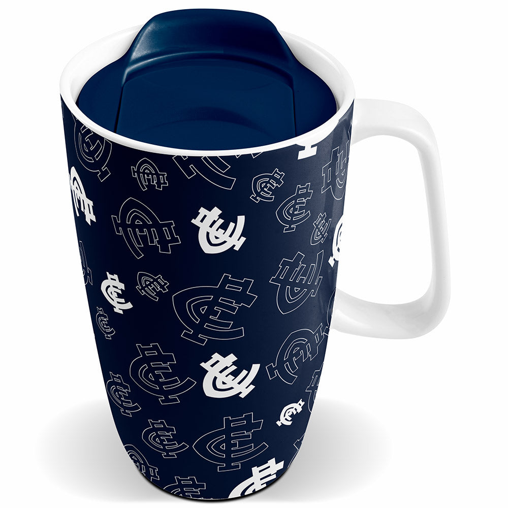 Carlton Logo Ceramic Mug With Lid – The AFL Store