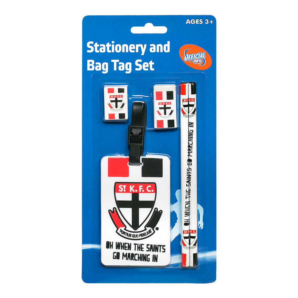 St Kilda Stationery And Bag Tag Set – The AFL Store