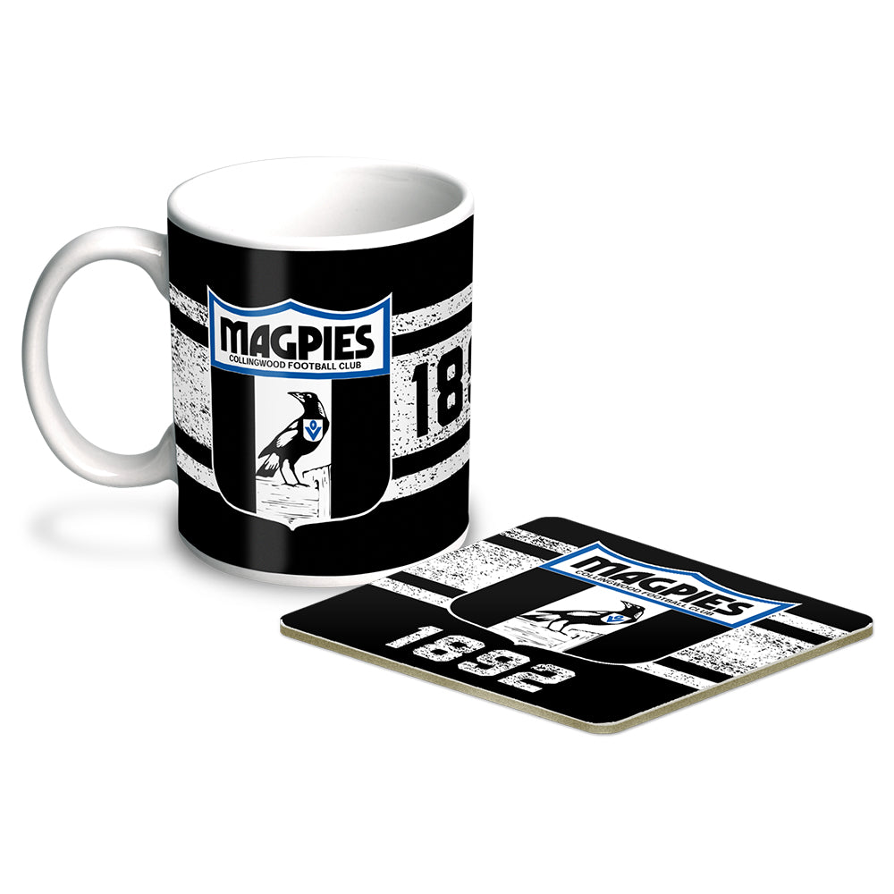 Collingwood Mug And Coaster Pack – The AFL Store
