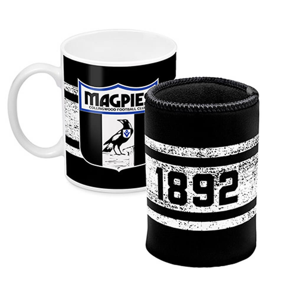 Collingwood Mug And Can Cooler Gift Pack – The AFL Store