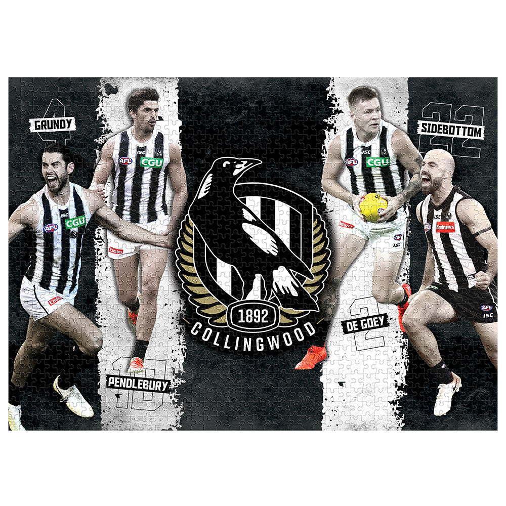 Collingwood 4-Player Team Design Puzzle – The AFL Store