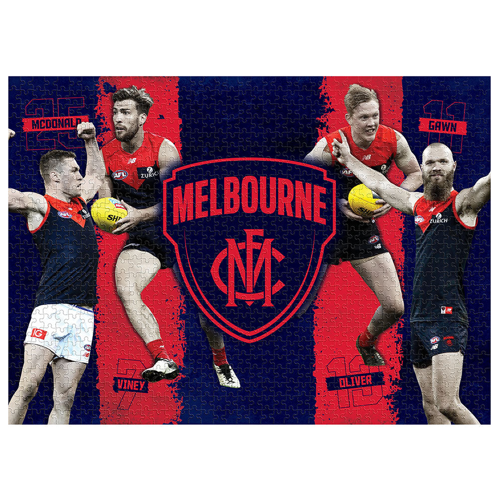 Melbourne Demons 4-Player Team Design Puzzle – The AFL Store