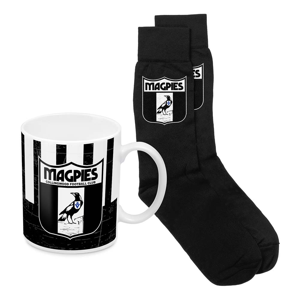 Collingwood Heritage Mug And Sock Pack – The AFL Store