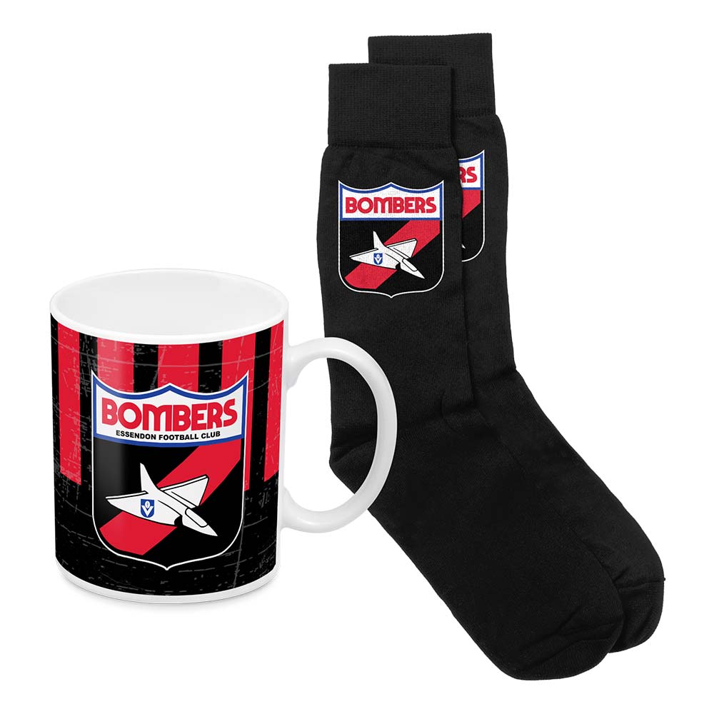 Essendon Heritage Mug And Sock Pack – The AFL Store