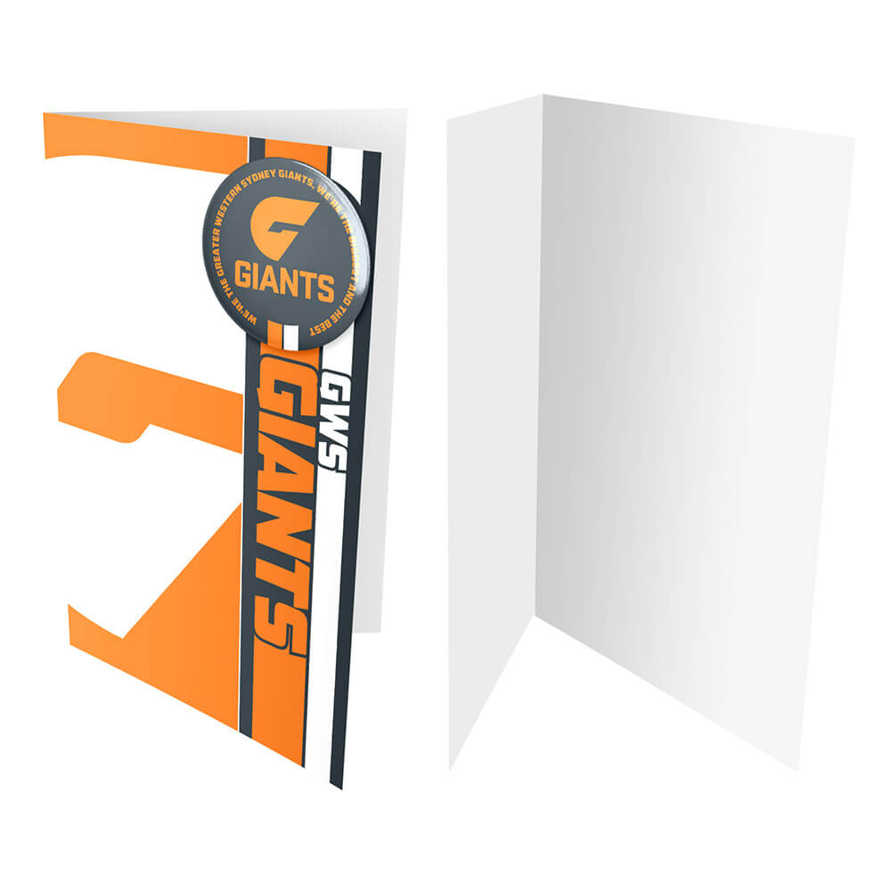 GWS Giants Badge Card – The AFL Store