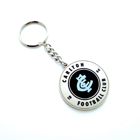 Carlton Round Logo Keyring – The AFL Store