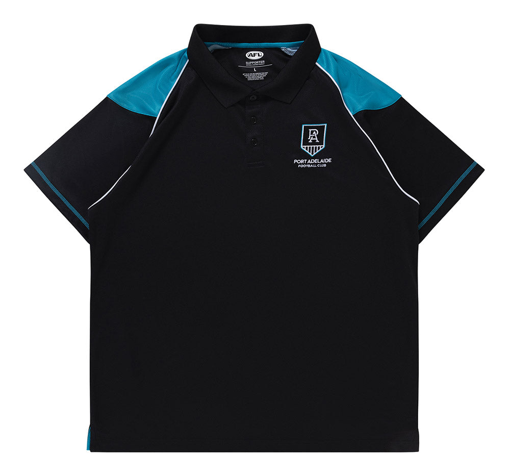 Port Adelaide Mens Performance Polo – The AFL Store