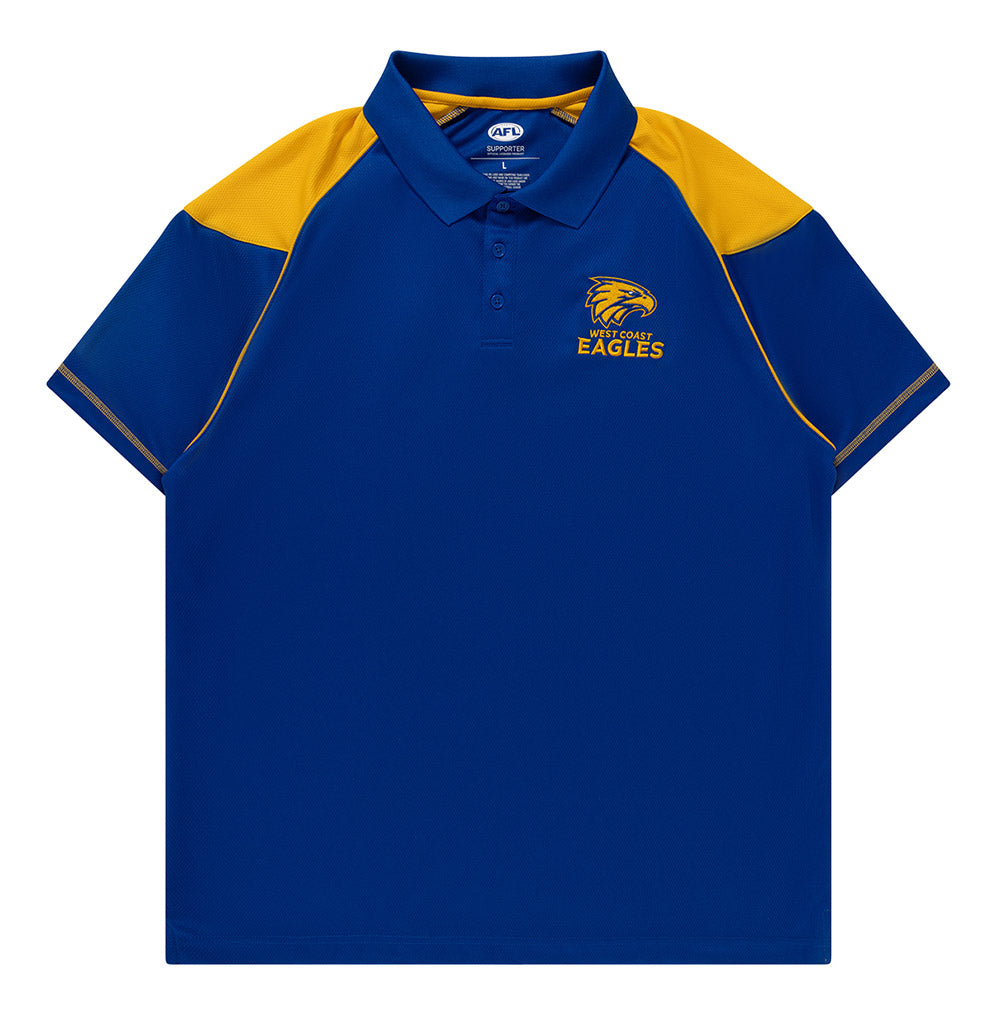 West Coast Eagles Mens Performance Polo – The AFL Store