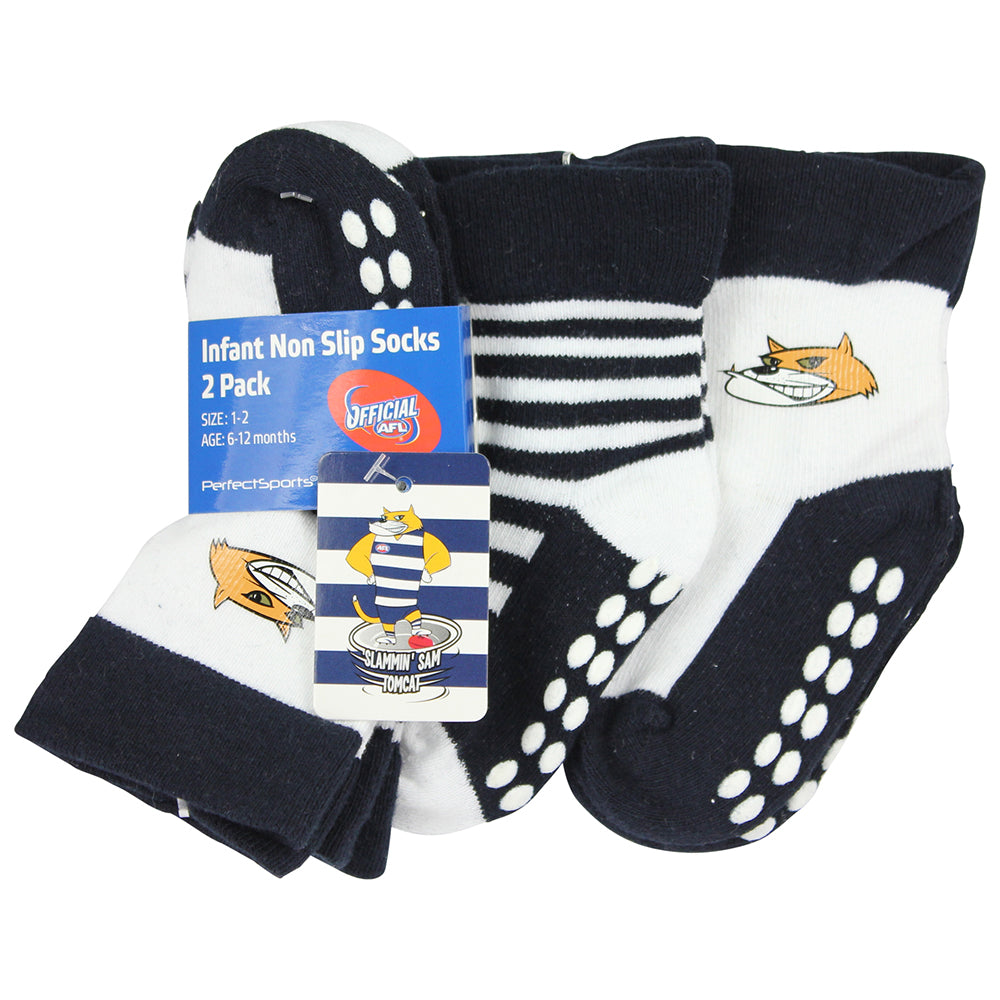 Geelong Cats Infant Mascot Socks 2-Pack – The AFL Store