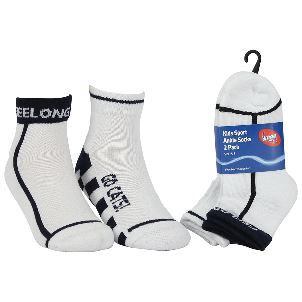 Geelong Cats Kids Socks- 2pk – The AFL Store