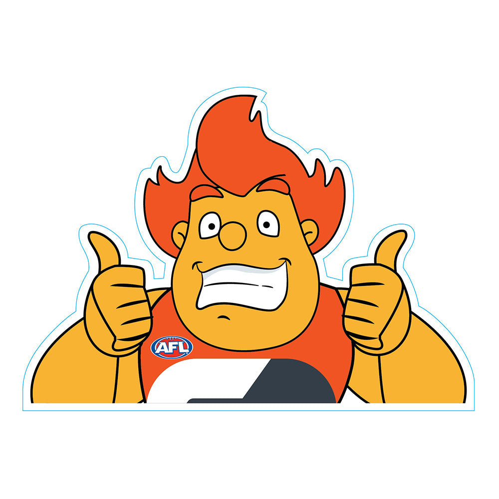 GWS Giants Mascot Car Decal – The AFL Store