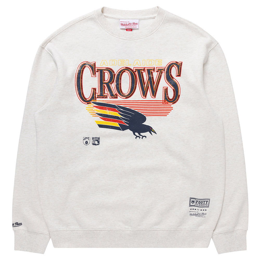 Adelaide Crows Mitchell & Ness Adults Underscore Crew Neck Sweater ...