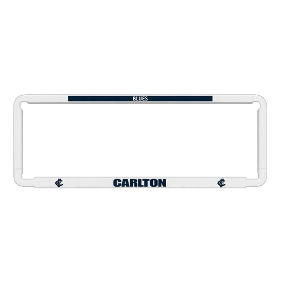 Carlton Number Plate Frame – The AFL Store