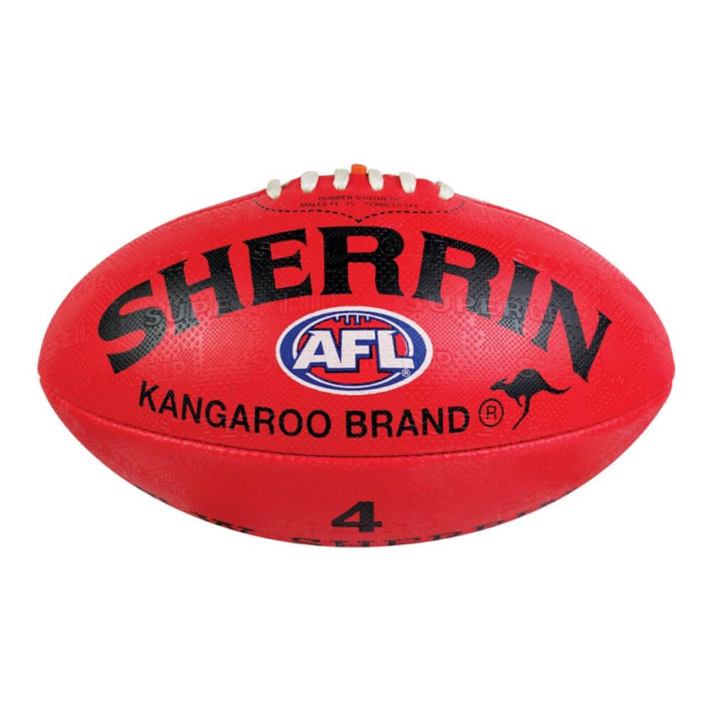 Sherrin Grass Surface Football - Red – The AFL Store