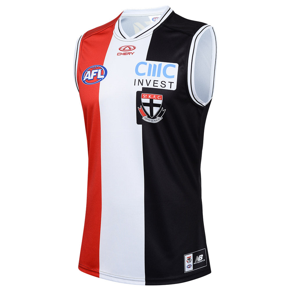 St Kilda 2024 Authentic Mens Home Guernsey – The AFL Store